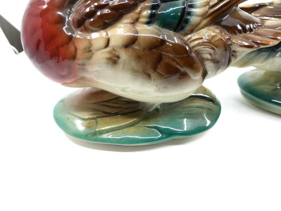 VTG Anthony D. Priolo Mallard Drake & Hen (2 Hens) Duck Set USA Ceramic ...