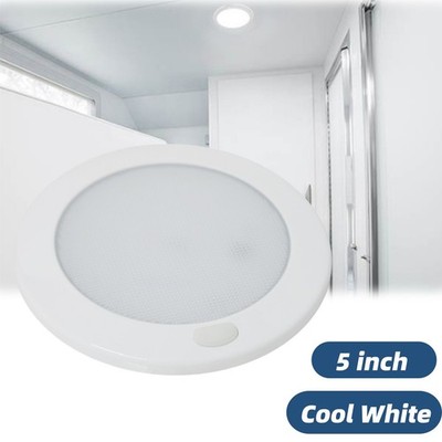 12V 5" LED Panel Ceiling Light Ultra Thin RV Camper Trailer Interior ...
