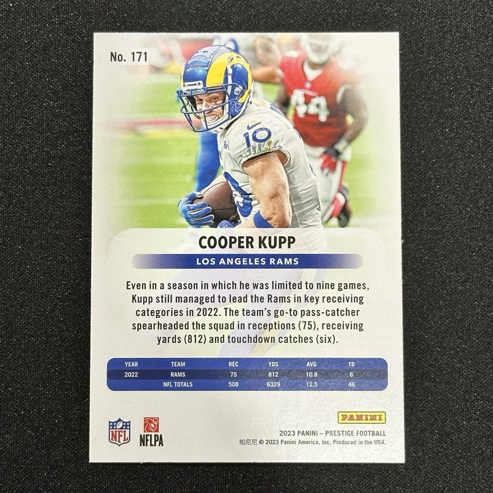 2023 Panini Prestige Cooper Kupp Xtra Points Sunburst #171 Rams | eBay