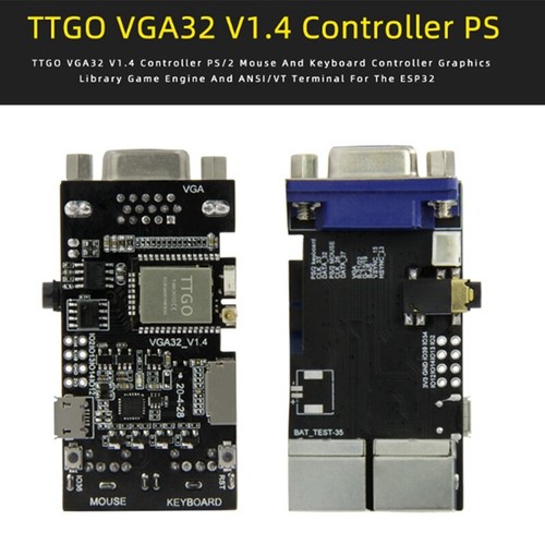 VGA32 VGA ESP32 PSRAM Module V1.4 PS/2 Mouse Keyboard Library4817 ...