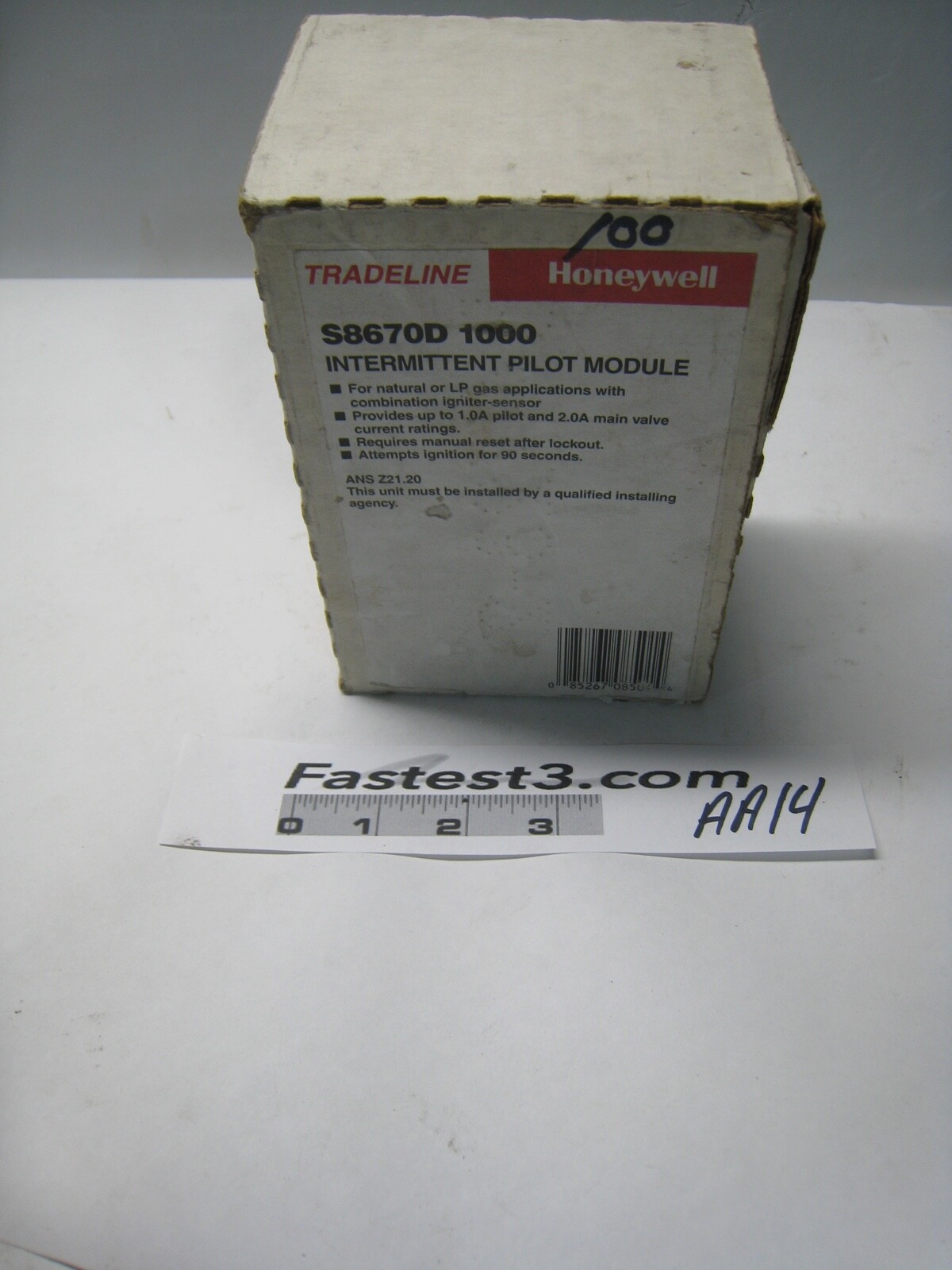 S8670K Honeywell Universal Intermittent Pilot Ignition Control Module ...