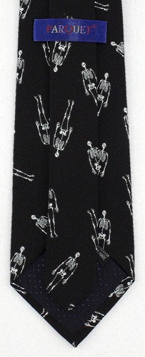 Anatomy Skeletons Mens Necktie Halloween Skeletons Medical Bones Black ...