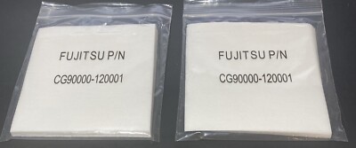 Lot of 2 Package of Fujitsu Cleaning Sheets CG90000-120001 For Scanners ...