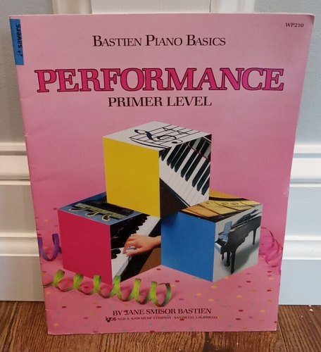 Piano Music Book - Bastien Basics - Performance Primer Level - Kjos ...
