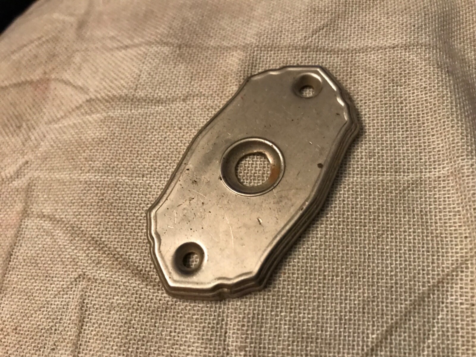 1930s 1940s COURTESY DOME LIGHT SWITCH ESCUTCHEON interior trim Lock ...