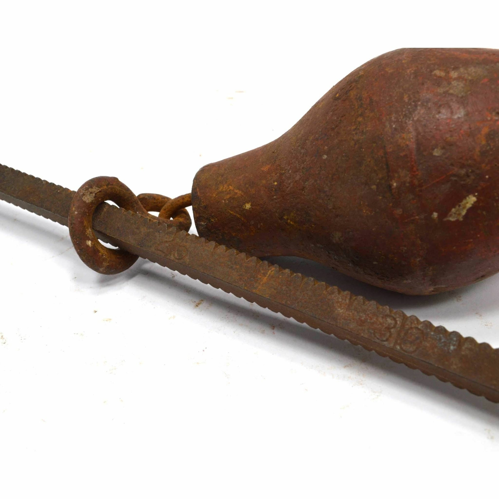 Vintage CAST IRON STEELYARD SCALE / BEAM BALANCE 0-150 Range w ...