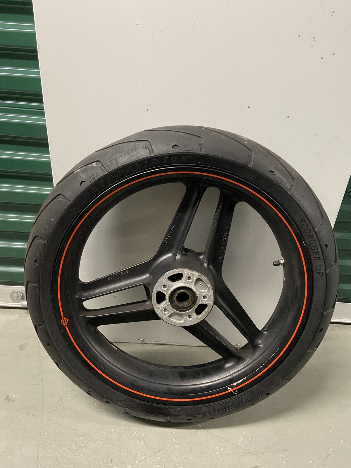 2012 HARLEY DAVIDSON XR1200X SPORTSTER ENKEI FRONT WHEEL RIM 18x3.5 ...