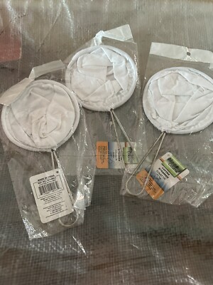 3 Spanish Colador de Cafe Coffee Strainer Filter Cloth Mesh W/ Metal ...