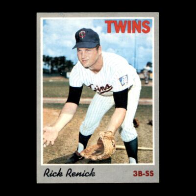 Rick Renick 1970 Topps Minnesota Twins #93 Set Break Great! | eBay