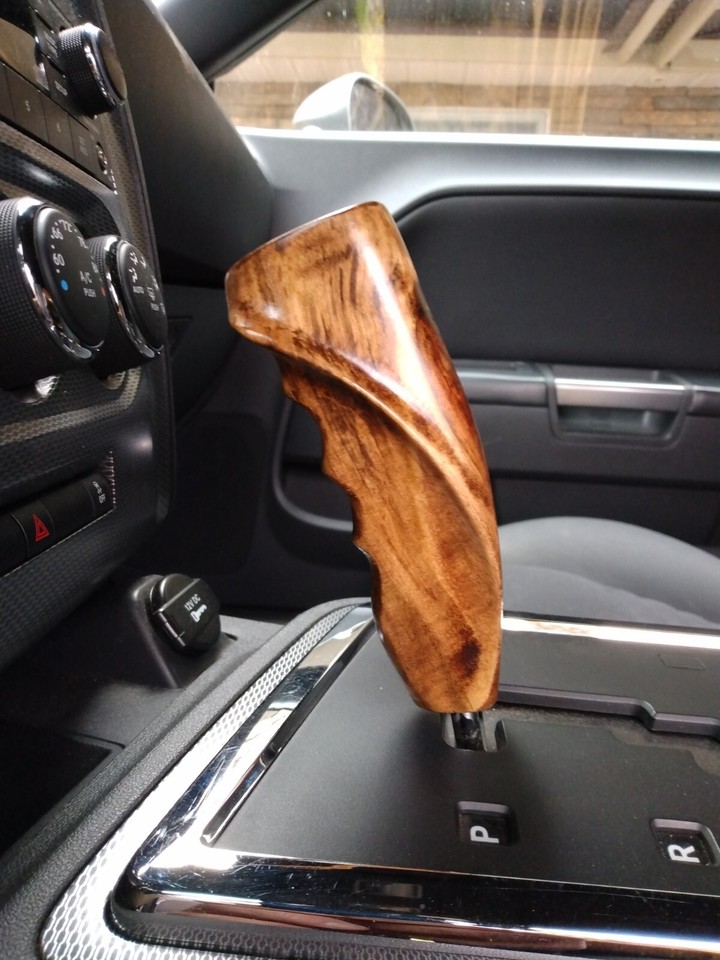 Shift knob custom handmade natural wood pistol grip | eBay