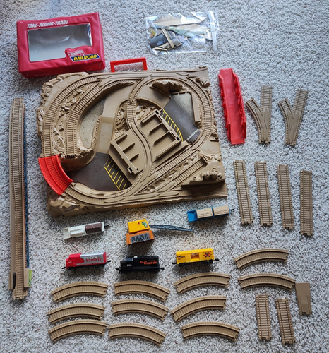 Vintage Mattel Trains, Railroad Track and Station (Hot Wheels ...