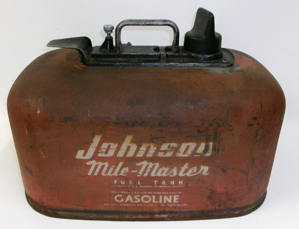 Original Vintage Johnson Mile Master 6 Gallon 2 Line Pressure Marine ...