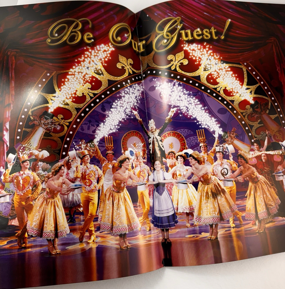 Disney Beauty And The Beast Broadway Musical Souvenir Brochure & Promo ...