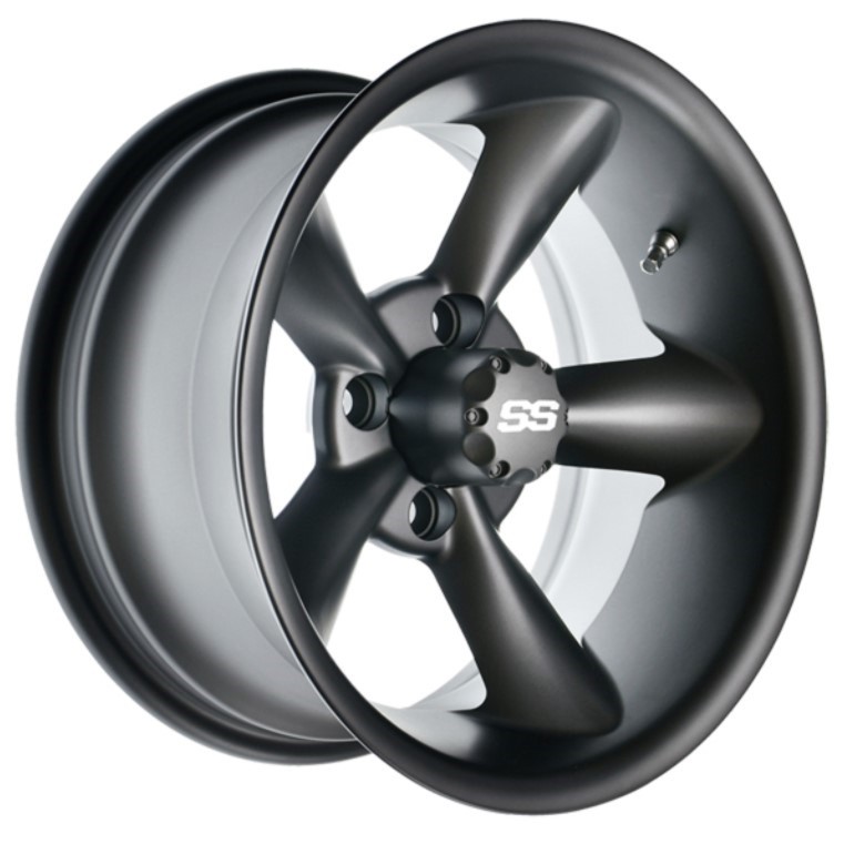 GTW Godfather 12"Golf Cart Wheels Gray 23" RT66 Cruiser Tires E-Z-GO ...