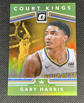 Gary Harris 2017-18 Donruss Optic #20 Court Kings Lime Green Prizm 27/ ...