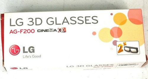 LG 3D Glasses AG F200 Cinema Glasses 2 Pair NEW | eBay