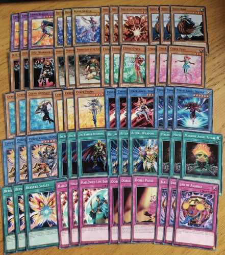 🔥CYBER ANGEL RITUAL DECK CORE 60 CARDS TOTAL - SGX1 SPEED DUEL GX BOX ...