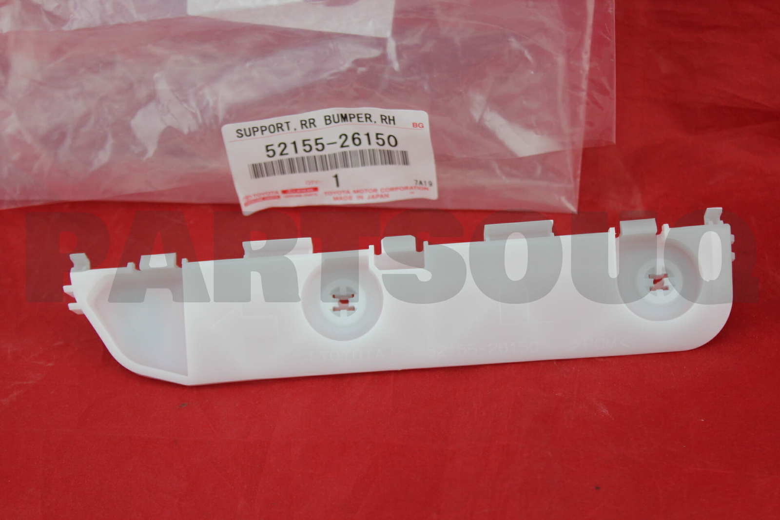 5215526150 Genuine Toyota SUPPORT, REAR BUMPER SIDE, RH 52155-26150 | eBay