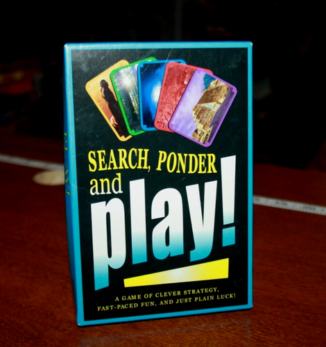 Search Ponder and Play! Card Game - Family Fun? You've Found It ...