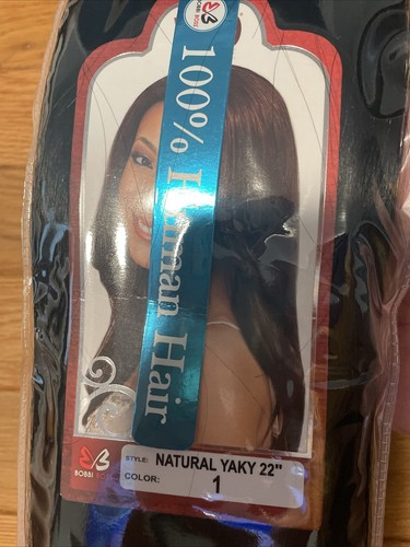 Visso Natural Yaki #1 Jet Black 22” Straight 100% Human Hair Ext | eBay