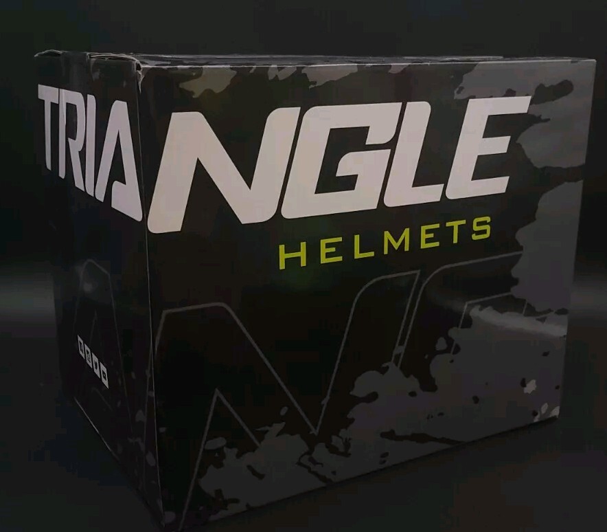 TRIANGLE Motorcycle Helmets Full Face 3/4 Open Face Dual Visor Green ...