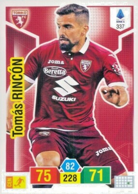 TOMAS RINCON ,TORINO-CARD BASE N.337-ADRENALYN PANINI 2019/20 | eBay