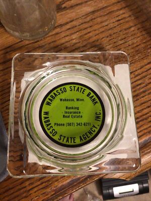 ACL WABASSO MINN ASHTRAY STATE BANK . MN MINNESOTA . ADVERTISING . | eBay