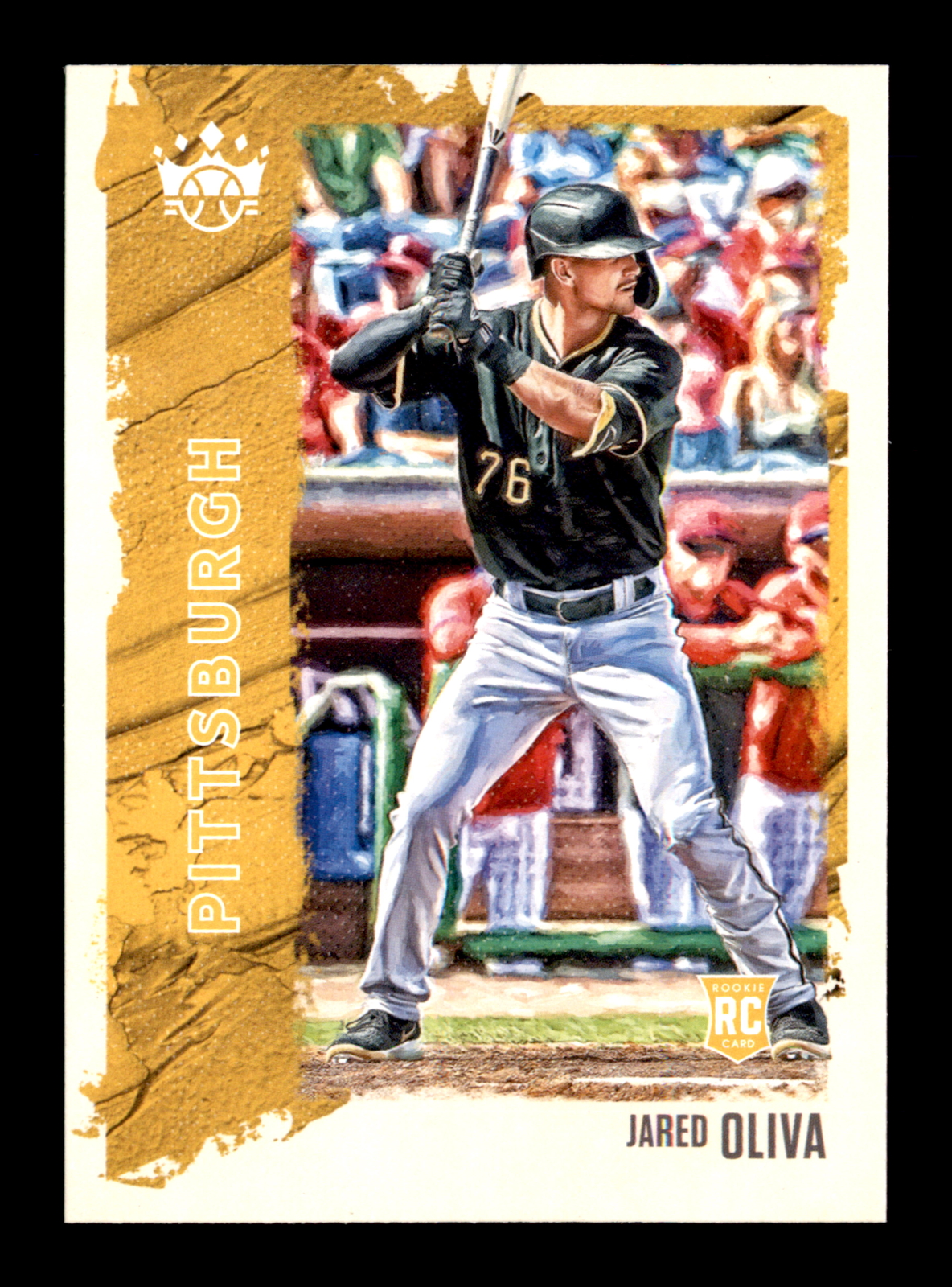 2021 Panini Diamond Kings #148 Jared Oliva Rookie Card RC Pittsburgh ...