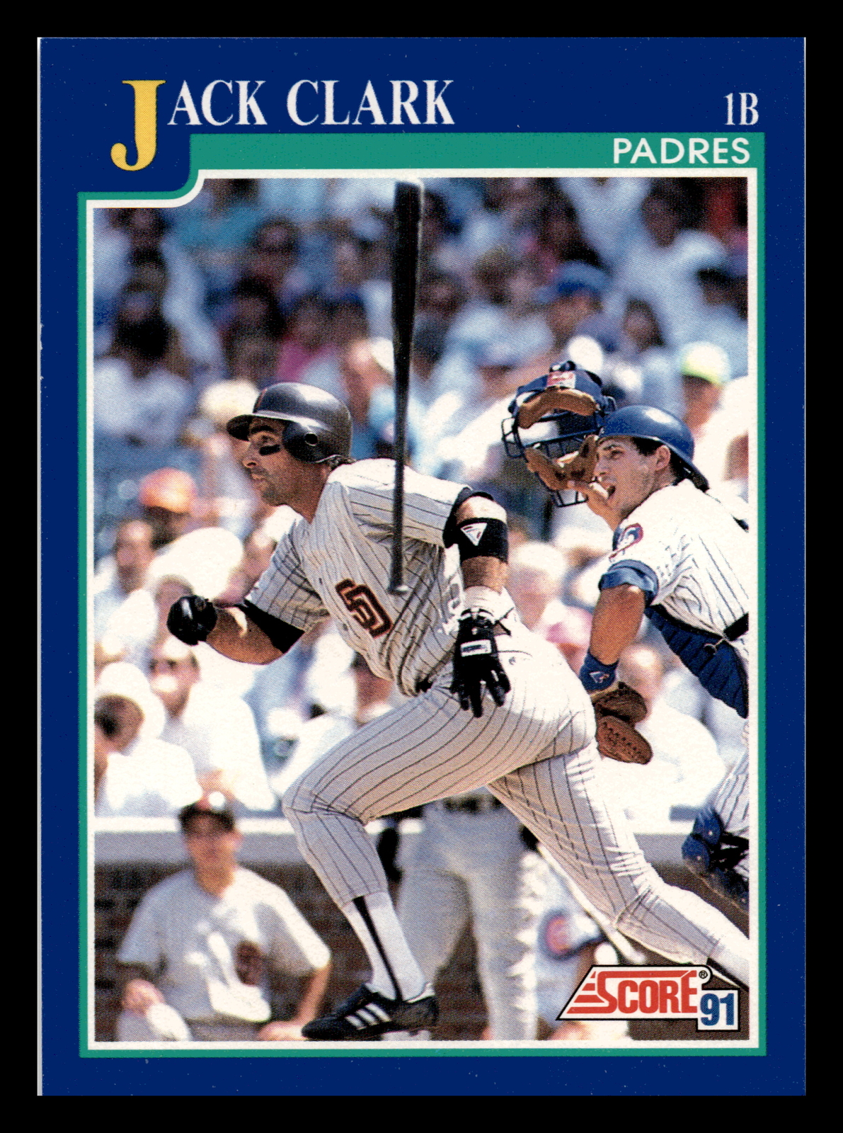 1991 Score Jack Clark San Diego Padres #523 Centered Mint | eBay