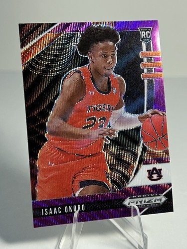 2020-21 Panini Prizm Draft Picks - Purple Wave Prizm #4 Isaac Okoro (RC ...