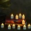 Luminara Flameless Rechargeable Led Tea Lights Ivory Votive Candles for ...