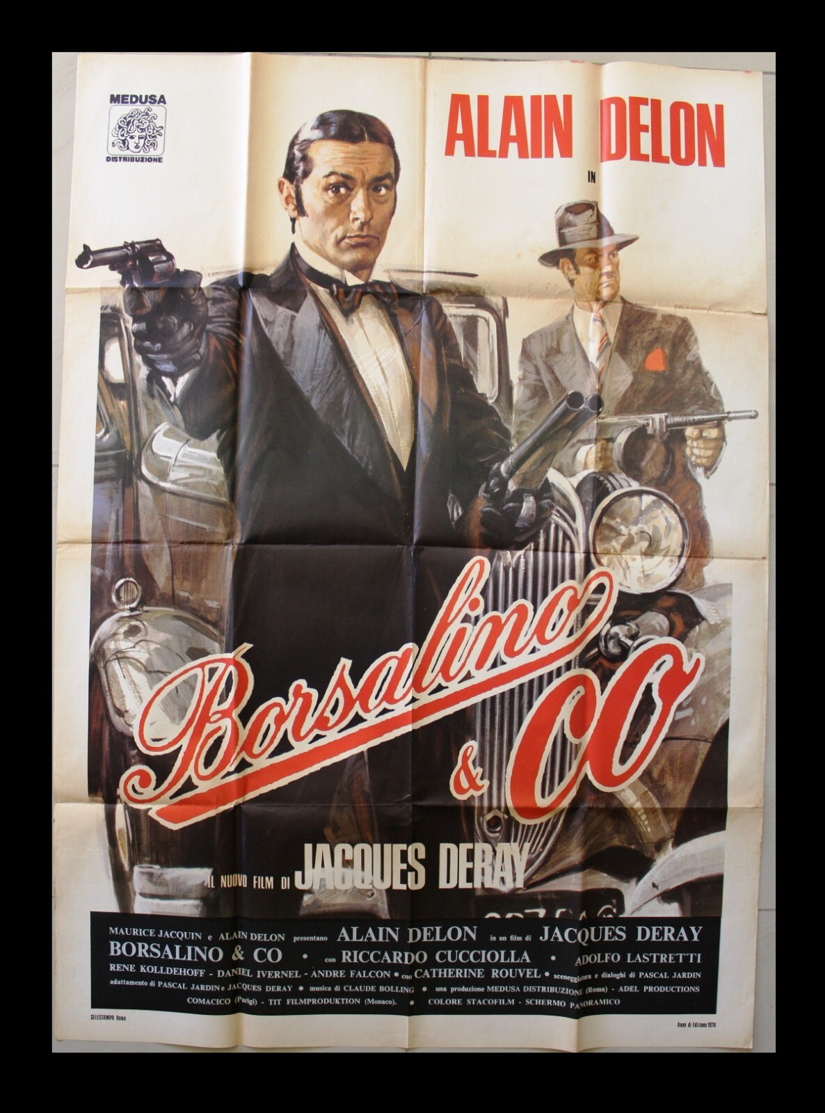 Borsalino and Co. (Alain Delon) Italian Movie Poster Manifesto (2F) 70s ...