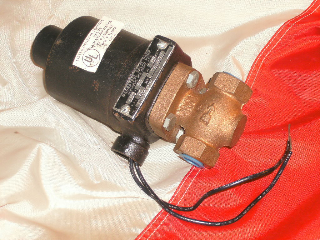 MAGNATROL 10MR81UL TYPE MR BRONZE SOLENOID VALVE N.O. 3/8" 120V 60Hz ...