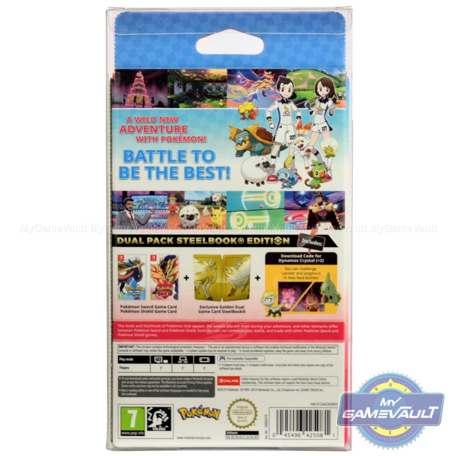 Nintendo Switch Pokemon Sword and Shield Dual Steelbook Edition BRAND ...