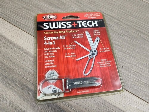 Swiss Tech 4-in-1 Multi-Tool Screwz All + Key Ring (SACSS-2) | eBay