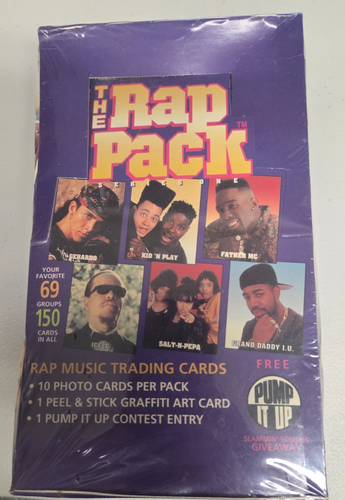 1991 The Rap Pack Series 1 Factory Sealed Box Rap Music Cards | eBay