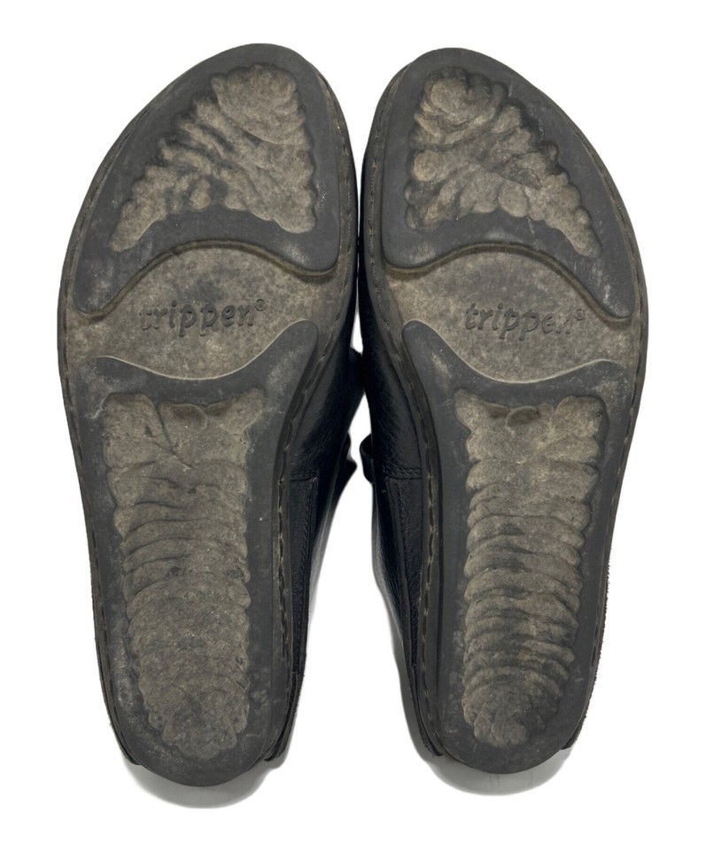 Trippen Leather Shoes Black Size 42 Used Excellent Condition US DDP ...