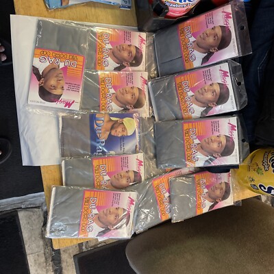 Durag Individual Packed Breathable Sports Fabric One Size Fits All 3 ...