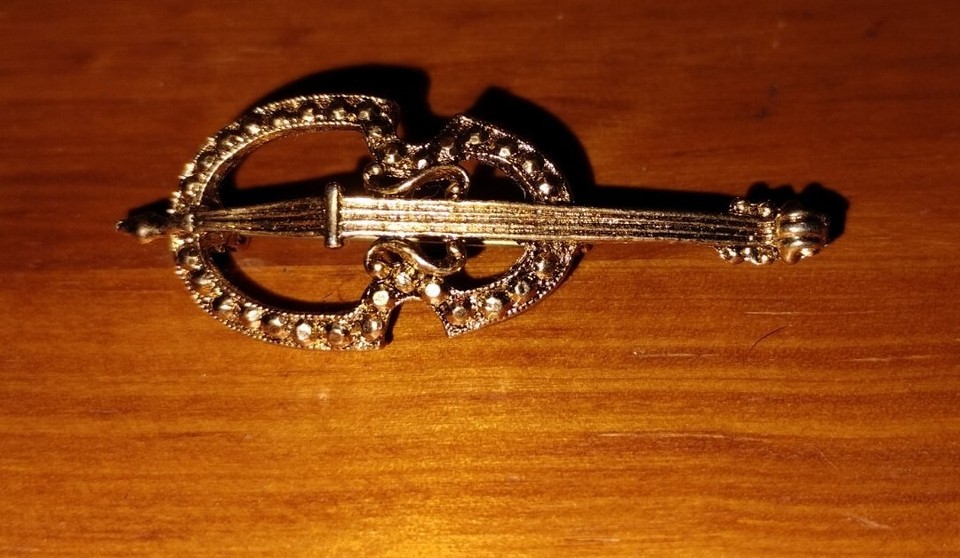 Vintage Gold Tone Cello Violin BROOCH PIN | eBay