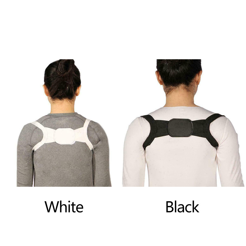 Women Men Lumbar Adjustable Back Correction Belt Posture Orthotic Thin ...