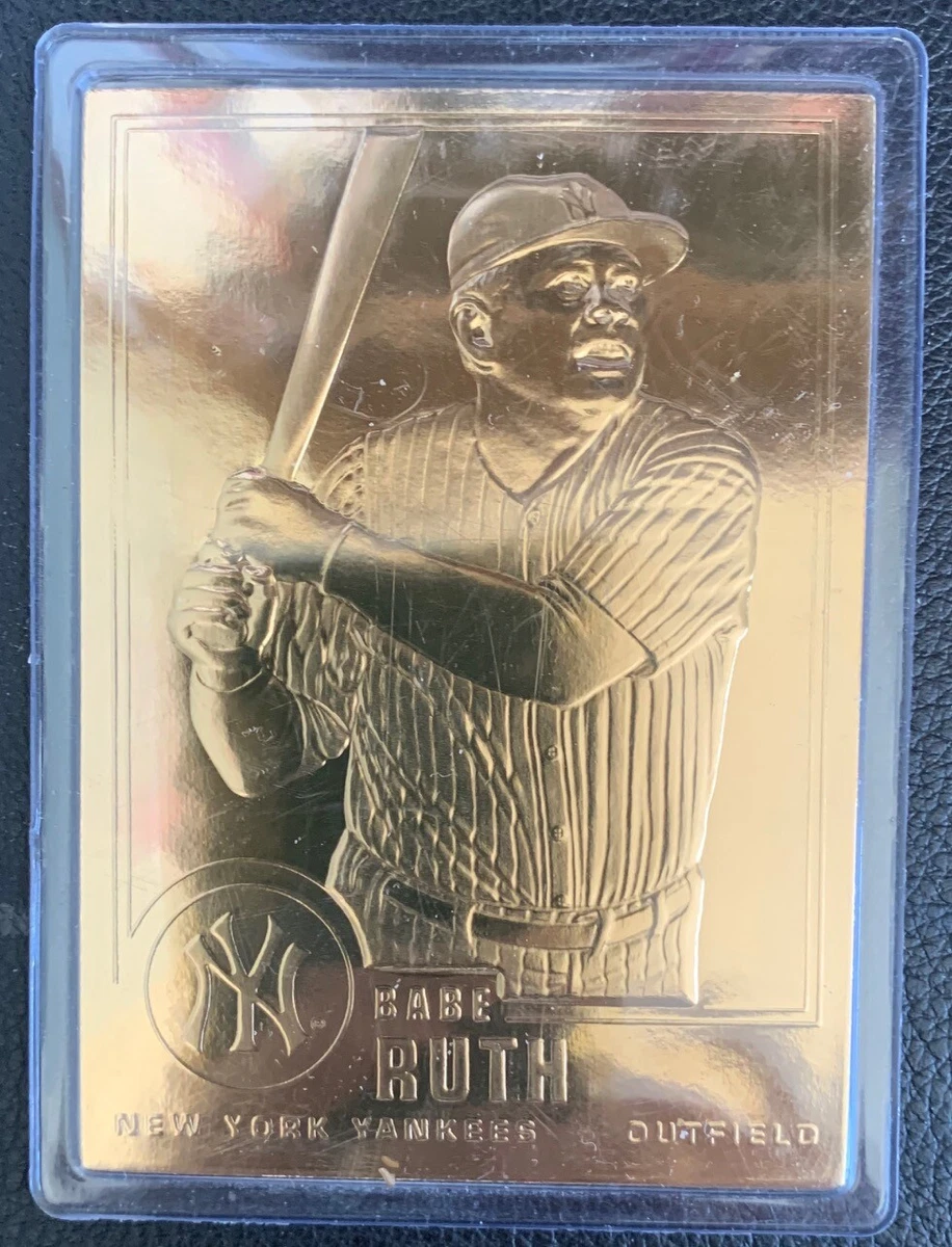 Babe Ruth Baseball Card Back