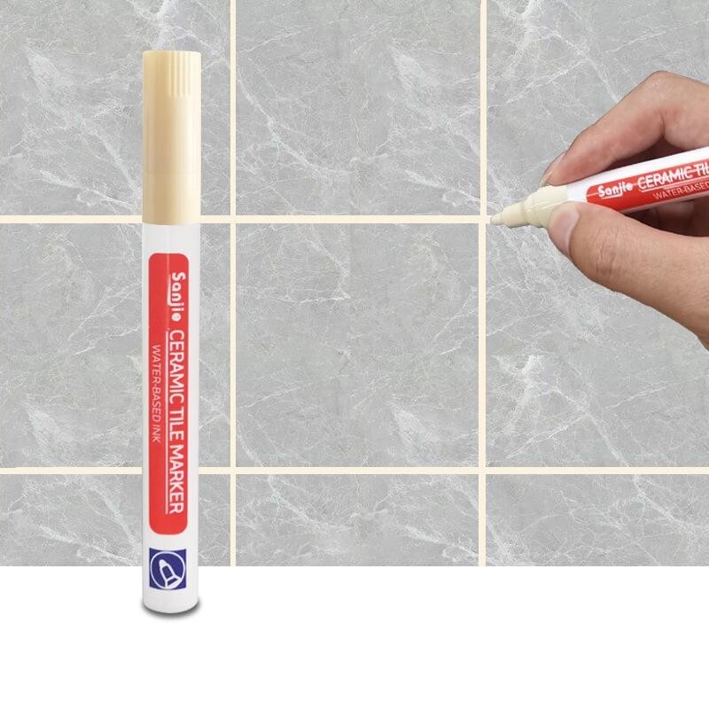 12 Color White Waterproof Tile Marker Grout Pen Wall Seam Pen For Tiles ...