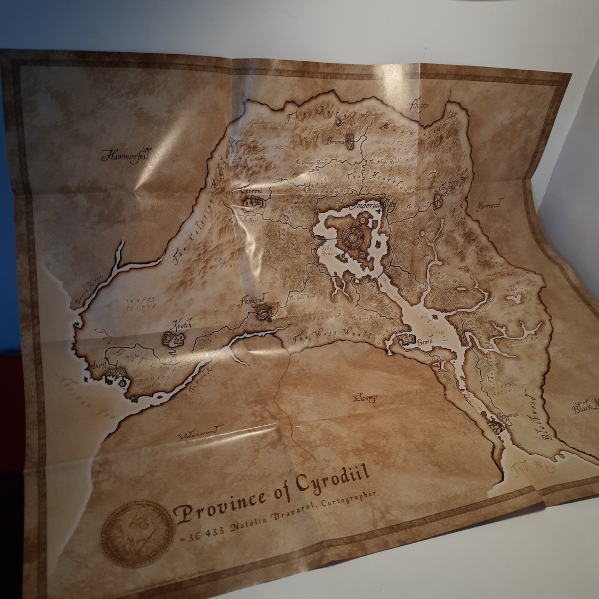 Oblivion Game Map