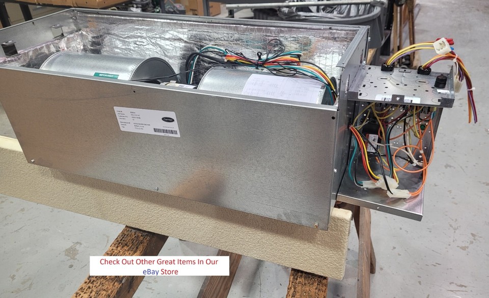 NEW Carrier 42CE Fan Coil Air Conditioner, 400 CFM, 13800 BTU, 277V ECM ...