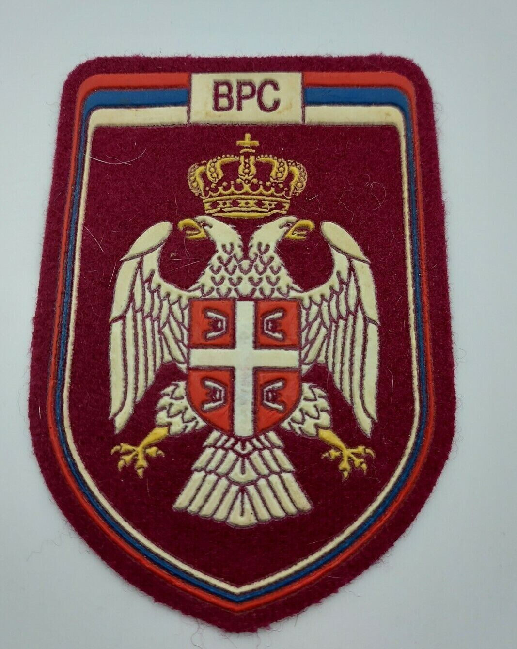 REPUBLIC of SRPSKA ARMY, SLEEVE PATCH, patch 1990s, ВОЈСКА РЕПУБЛИКЕ ...