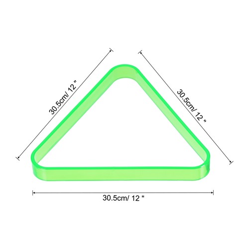 Pool Triangle Rack Billiard 8-Ball Racks Fit 2-1/4 Inch Pool Balls ...