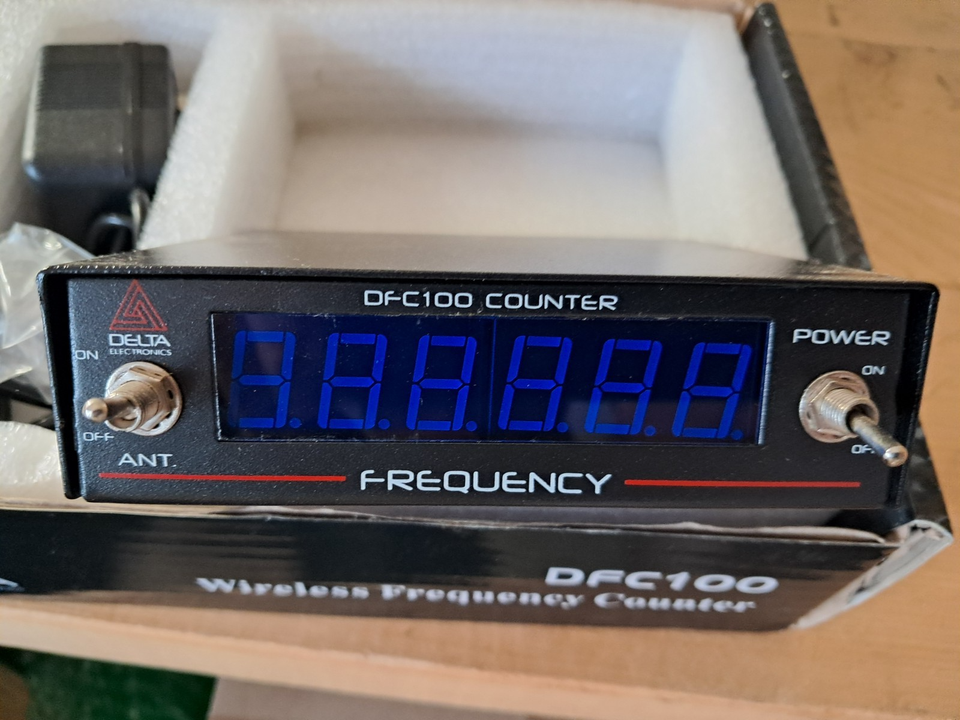 DELTA DFC100 WIRELESS or INLINE 6 DIGIT PRECISION FREQUENCY COUNTER CB ...