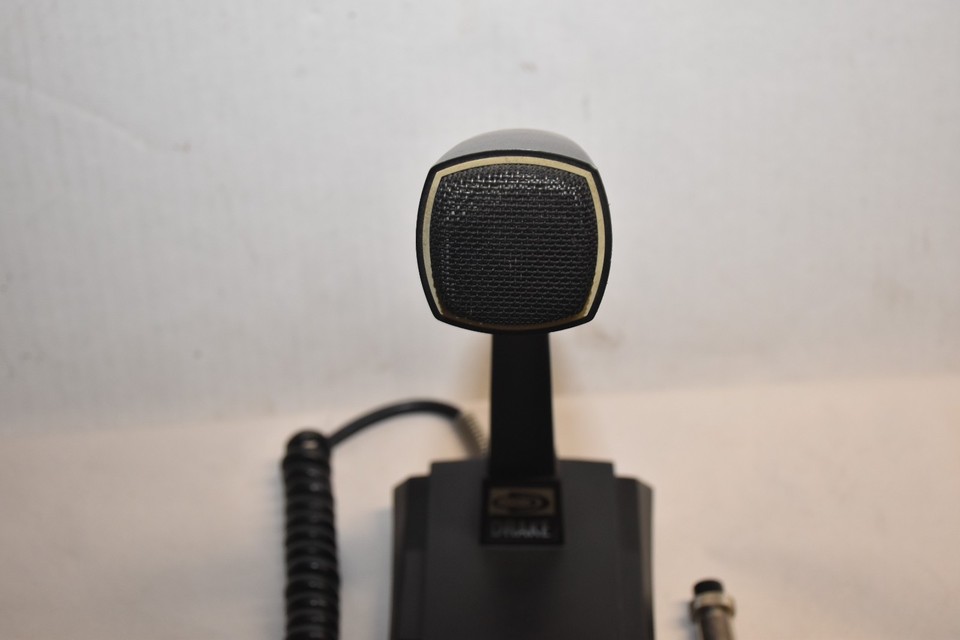 DRAKE ASTATIC desktop ham radio MIC MICROPHONE untested - black | eBay