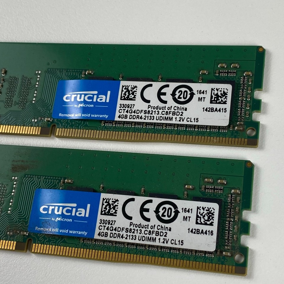 Crucial 8GB (2x4GB) DDR4 2133MHz UDIMM Desktop RAM Kit | eBay