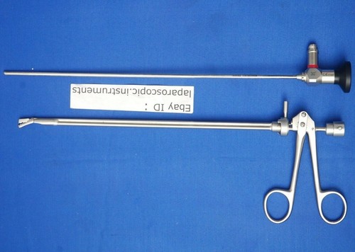 Laparoscopic SS Endoscope Optical Stone Crushing Forceps Surgical ...